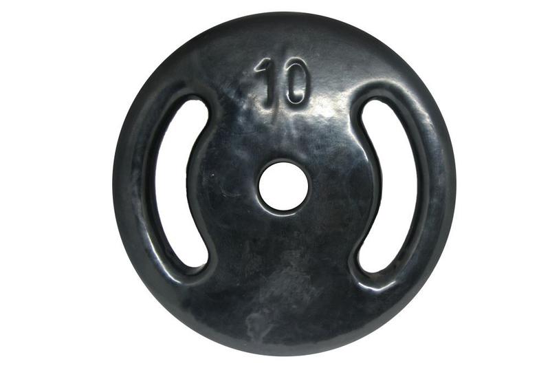 Anilha Emborrachada 10KGs Vazada Para Academia Musculação - 1 Fit ...