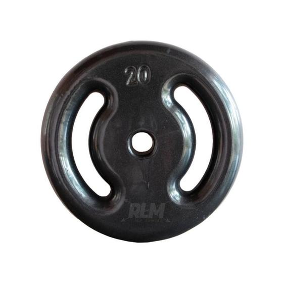 Anilha Emborrachada 20 Kg - Preta - Fundição Fundminas - BOX INGÁ ...