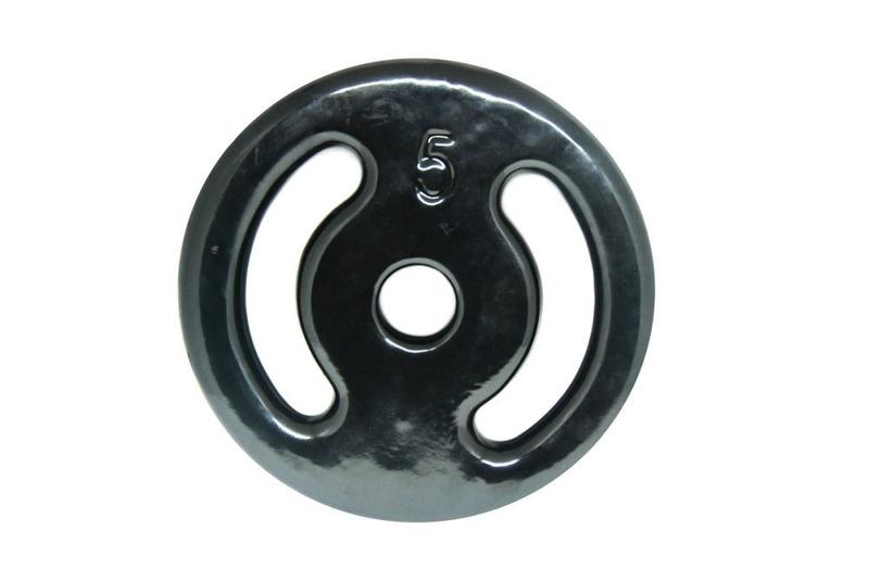 Anilha Emborrachada 5KGs Vazada Para Academia Musculação - 1 Fit ...