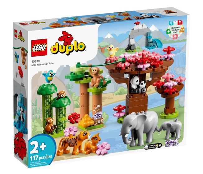 Animais Selvagens da Ásia - Lego Duplo 10974 - Brinquedos de Montar e ...
