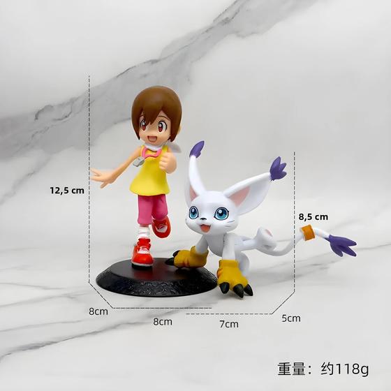 Anime Digimon Adventure Action Figures Taichi Ishida Yamato Hikari ...