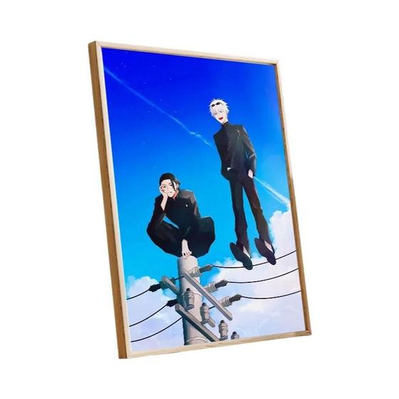 Anime Gojo Geto Retro Kraft Paper Poster DIY Arte Estética Adesivo De ...