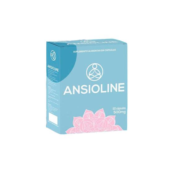 Ansioline 60cps Calmante Natural para ansiedade depressão e insonia ...