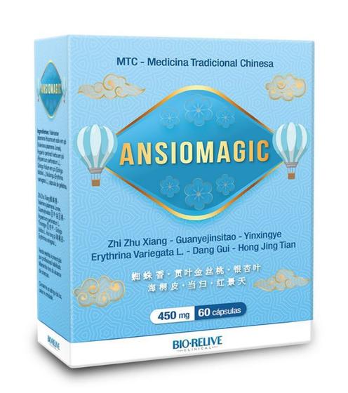 Ansiomagic Ansiolítico Calmante Natural 60 Caps Bio-relive - Bio-relive ...