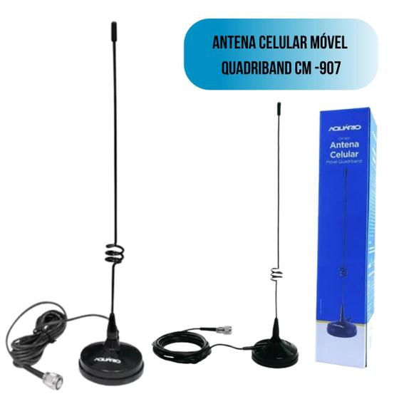 Antena De Celular Móvel Quadriband CM - 907 - Aquario - Antena para ...