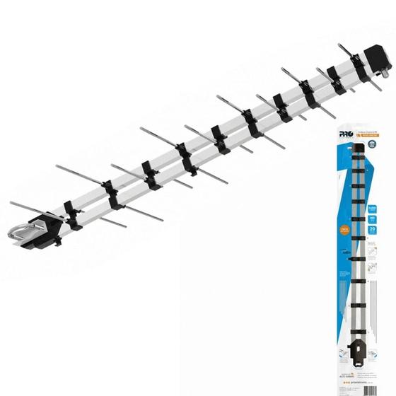 Antena Digital Alto Ganho Lte 20 Elementos Prohd-1040lte02 ...