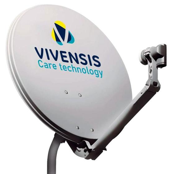 Antena Parabólica Digital/Banda KU 60cm Vivensis - Antena Parabólica ...