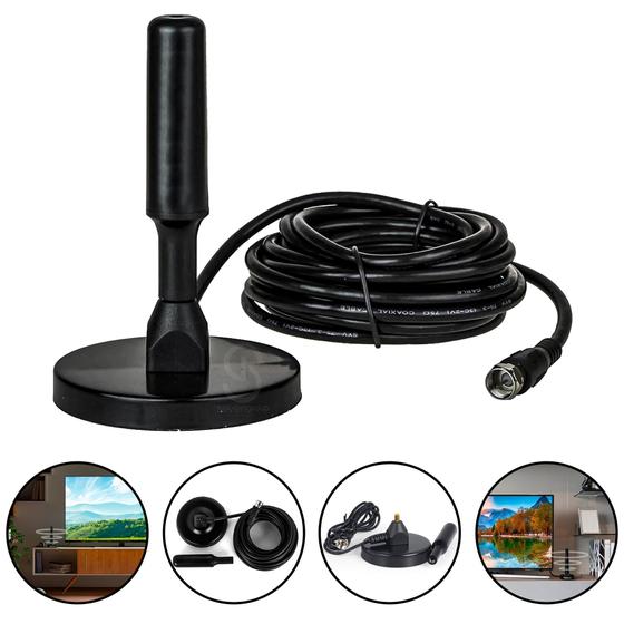 Antena TV Digital 3.5 DBI HDTV Prova D'Agua Interna Externa - Lelong ...