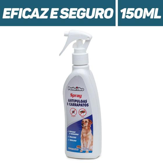 Anti Pulgas E Carrapatos Cães E Gatos Spray 150ml - PETBRILHO ...