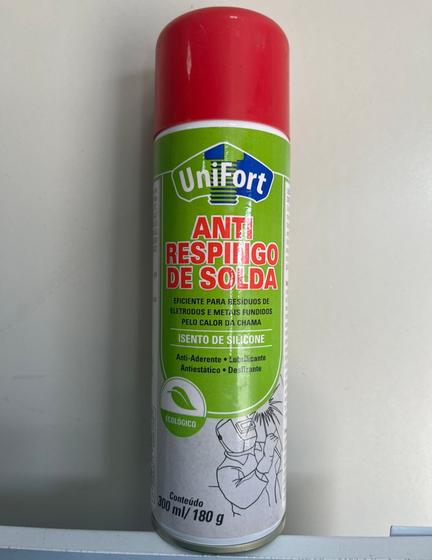 Anti respingo solda aerosol 180g/300ml - UNIFORT - Antirrespingo de ...