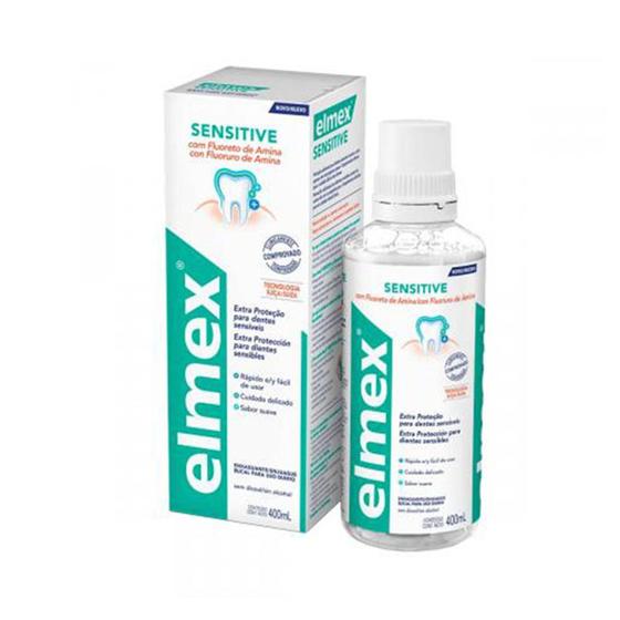 Anti-Séptico Bucal Elmex Sensitive 400ML - Antisséptico / Enxaguante ...