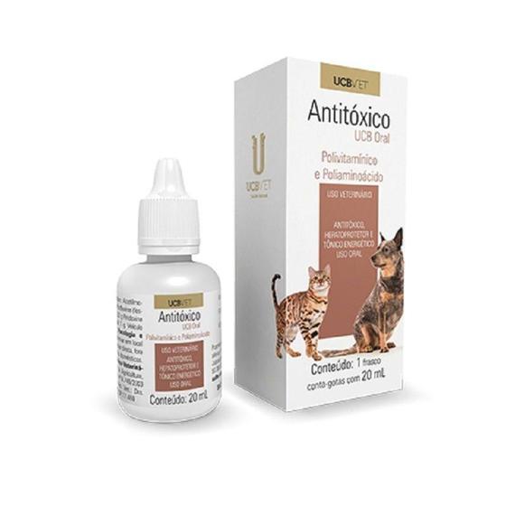 Antitoxico UCB Oral - 20 ml - UCBVet - Antitóxico - Magazine Luiza