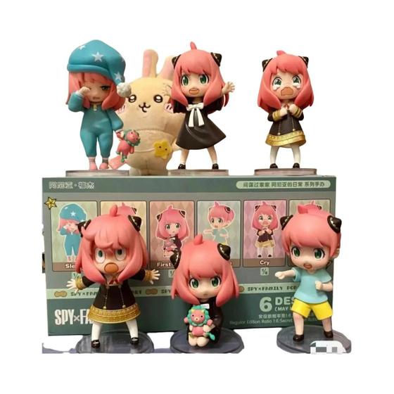 Anya Forger Spy X Family Action Figure Blind Box Mistério Anime Boneca ...