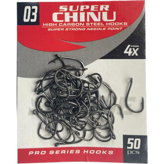 Anzol para Pesca Marine Super Chinu 4X mais Forte Diversos Tamanhos ...