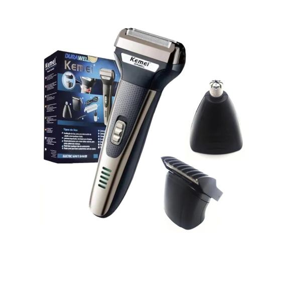 Aparelho Barbear Elétrico 3x1 Barba Cabelo Bigode Nariz 6776 - DACAR ...