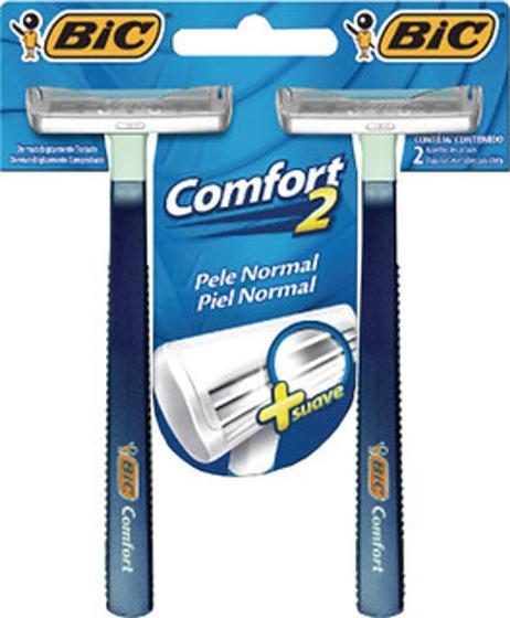 Aparelho de barbear bic comfort 2 twin normal 2un - gilette - Produtos ...