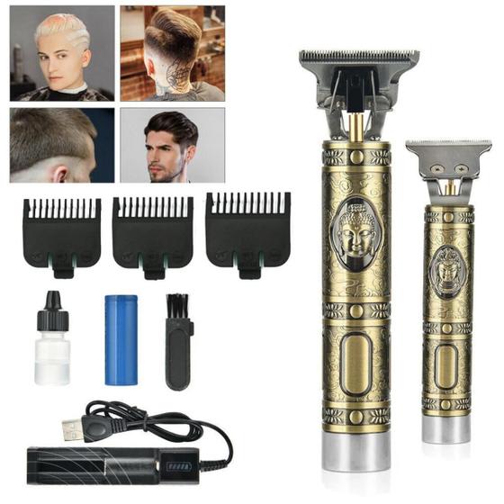 aparelho de barbear eletrico maquininha cortar cabelo acabamento shaver ...