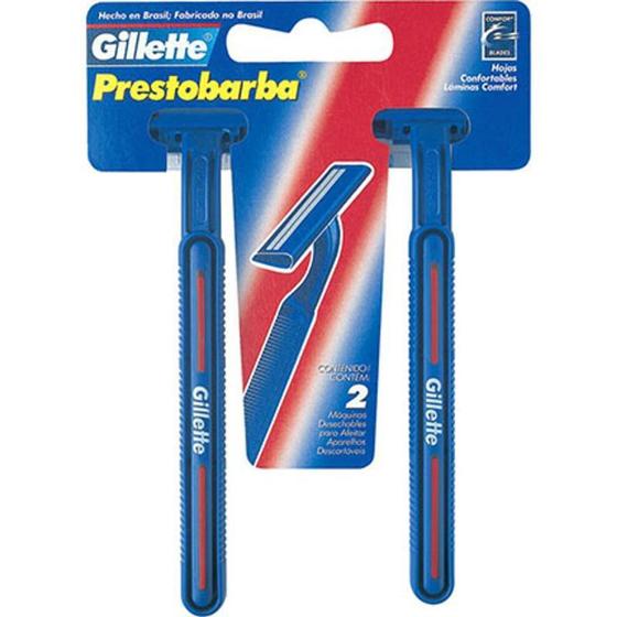 Aparelho de Barbear Gillette Prestobarba / 2 Unidades - Procter gamble ...