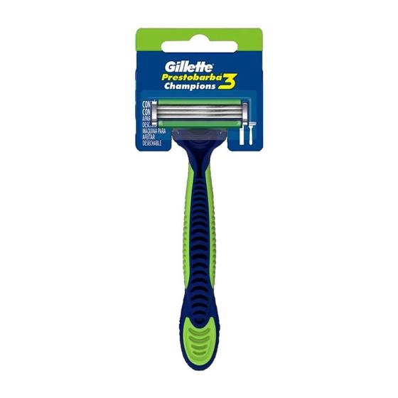 Aparelho de Barbear Gillette Prestobarba 3 Champions Base - Cartela com ...