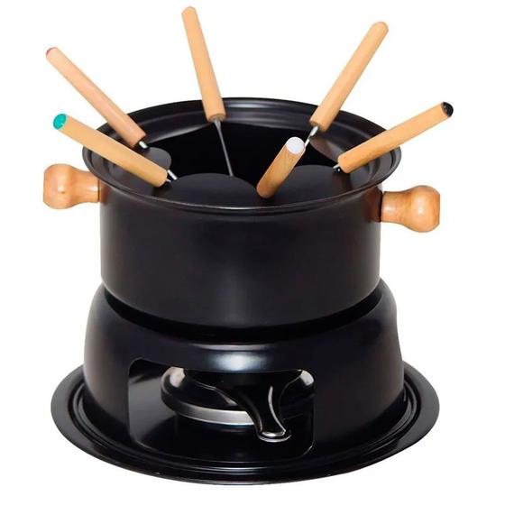 Aparelho de Fondue Cazza Preto 11 Peças - Aparelho de Fondue - Magazine ...