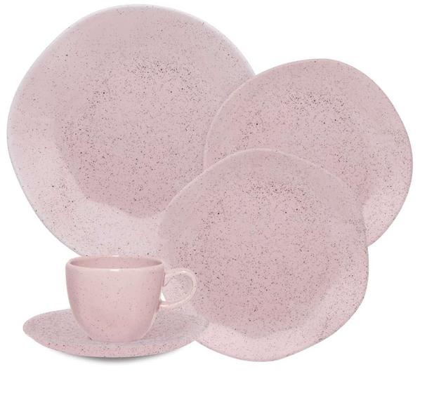 Aparelho de Jantar de 30 Peças Oxford Ryo Pink Sand - Aparelho de ...