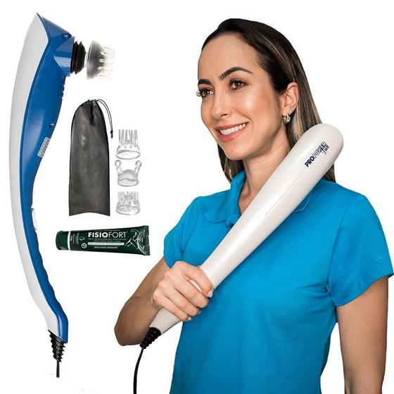 Aparelho de Massagem Portatil Pro Power Live com Pomada e Bolsa TNT ...