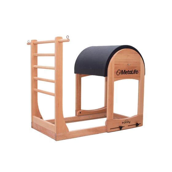 Aparelho de Pilates Ladder Barrel Infinity Preto - Metalife - Kit ...