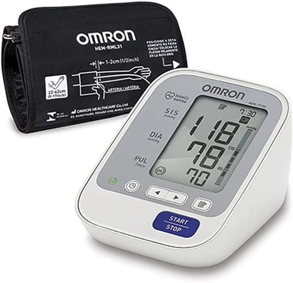 Aparelho de pressão de braço elite hem-7130 / hem7130 - omron - Medidor ...