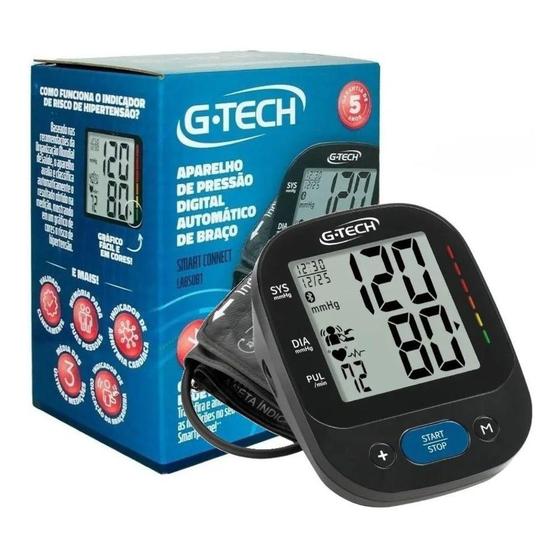 Aparelho de Pressao Digital de Braço LA850BT - G-TECH - GTECH - Medidor ...