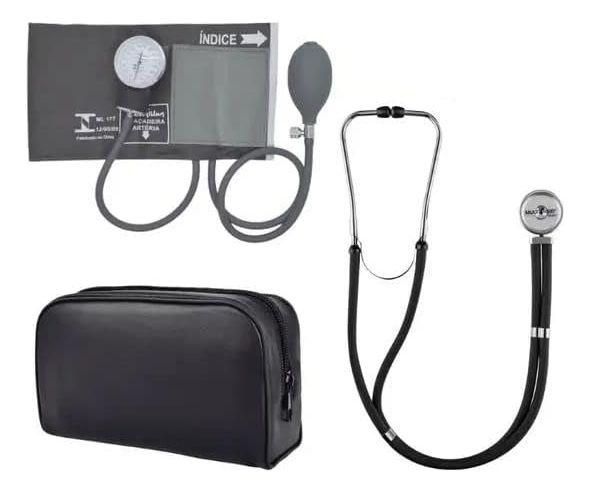Aparelho De Pressao Esfigmo Manual Premium + Esteto Rappaport - Medidor ...