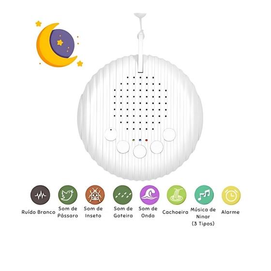 Aparelho de Som para Bebê Dormir Som Ruído Branco para Bebês Ninar ...