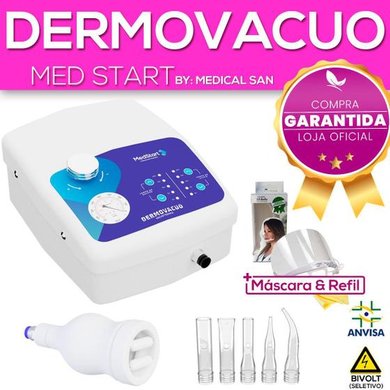 Aparelho De Vacuoterapia E Endermoterapia Pulsado Portátil Dermovacuo - Medstart - Equipamentos ...