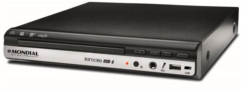 Aparelho de vídeo Mondial DVD-Player com Função Karaokê USB II Bivolt ...