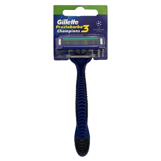 Aparelho Gillette Prestobarba 3 Uefa Champions com 1 unidade - Produtos ...