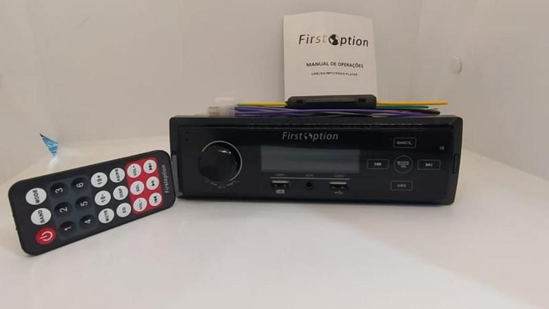 Aparelho Som Automotivo 7 Cores Bluetooth Usb Aux Sd Rádio - FIRST ...