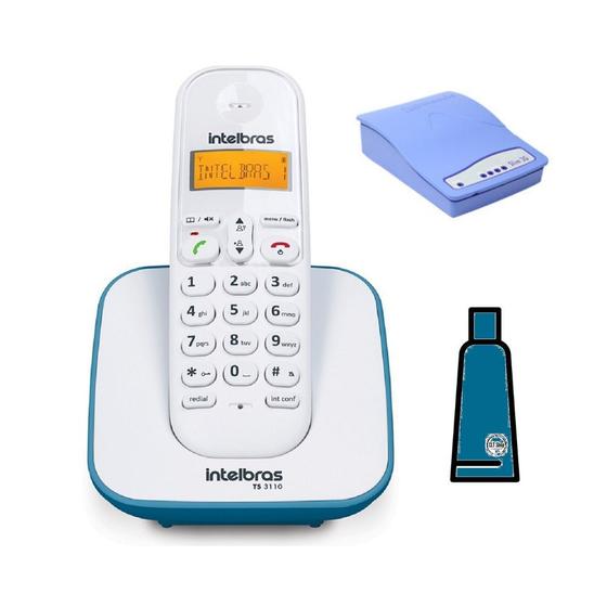 Aparelho Telefone Fixo Sem Fio Com Bina e Entrada Para Chip - Intelbras ...