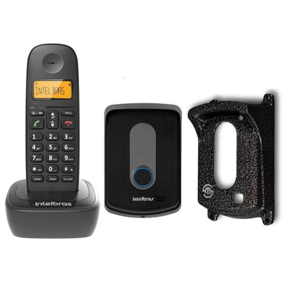 Aparelho Telefone Sem Fio Bina Interfone Cabo E Protetor - Intelbras ...