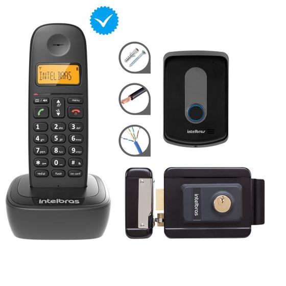 Aparelho Telefone Sem Fio Interfone Fechadura Combo Oficial - Intelbras ...