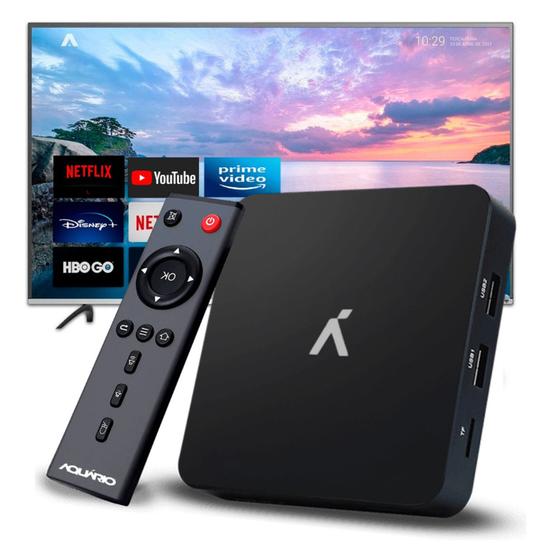 Aparelho TV BOX Transforme sua TV em Smart conversor Aquário Homólogo ...