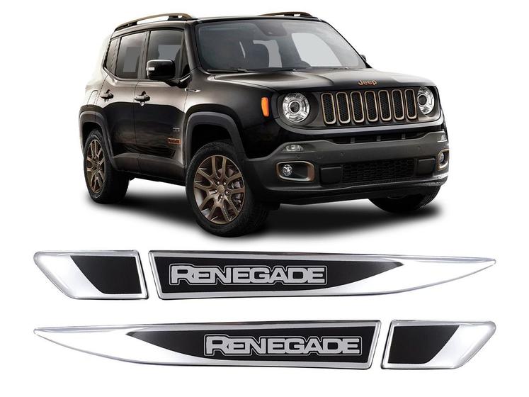 Aplique Emblema Lateral Tag Jeep Renegade - SeanCar - Emblemas ...