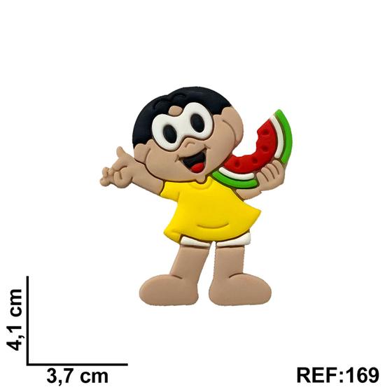 Aplique emborrachado kit 10 unidades Magali da turma da mônica REF: 169 ...