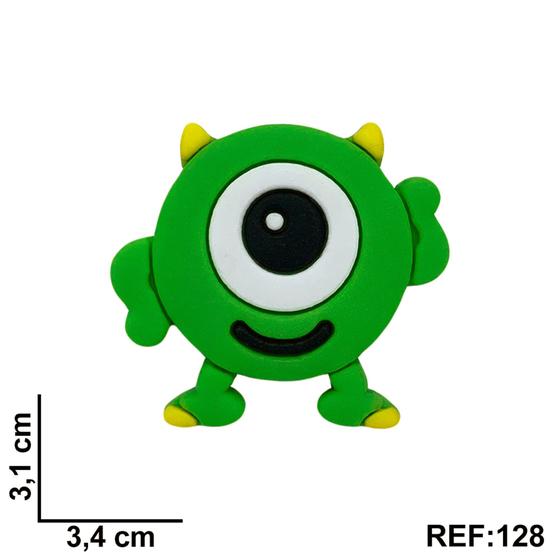 Aplique emborrachado kit 10 unidades Mike Wazowski monstros S.A. REF ...