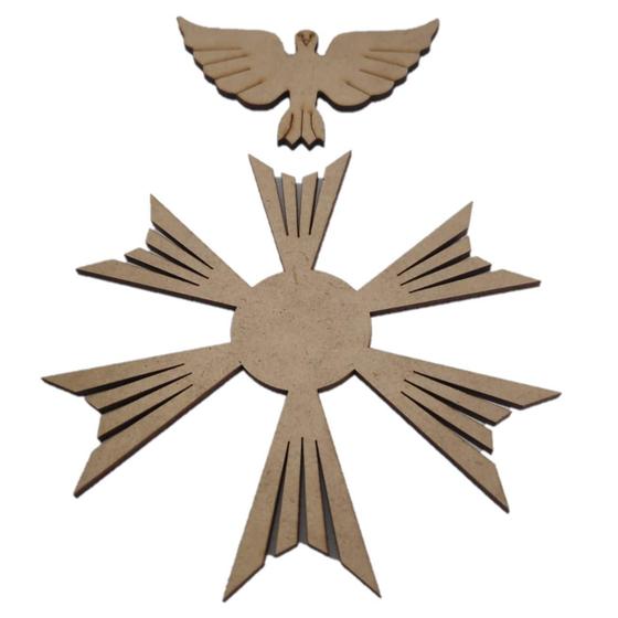 Aplique Espírito Santo 20Cm E Resplendor 30Cm - Atelie Arte Coisas ...