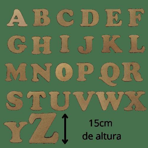 Aplique Letras Cooper Black em MDF 15cm de Altura - Art & Hobby ...