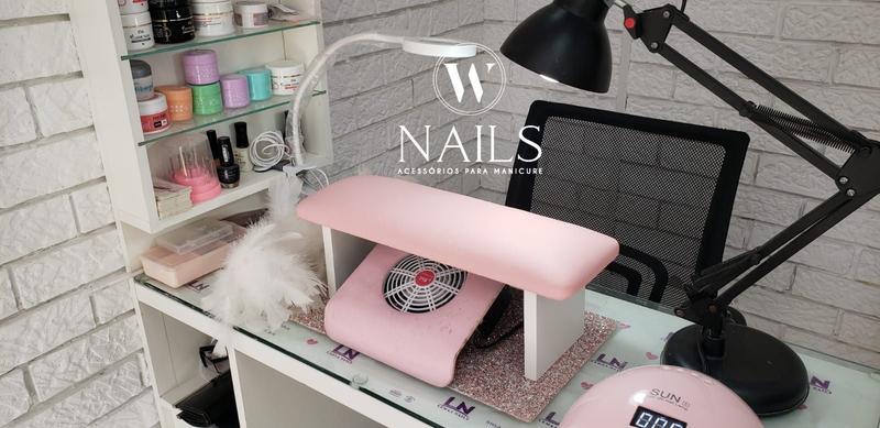 Apoio de Mão Para Manicure Modelo Basic Nail Designer Profissional Rosa ...