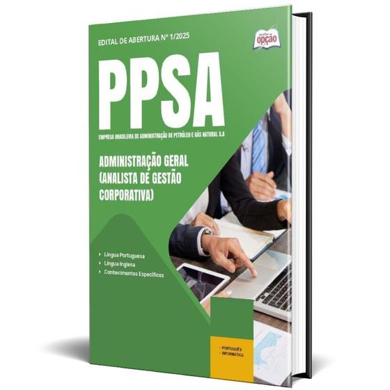 Apostila Ppsa 2025 Administração Geral Analista Gestão - Apostilas ...