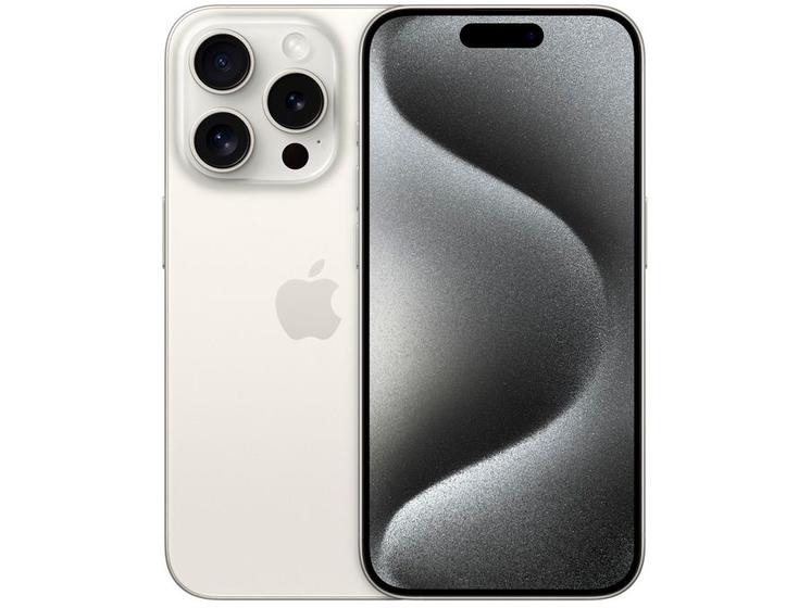 Apple iPhone 15 Pro 256GB Titânio Branco 6,1" 48MP iOS 5G - iPhone 15 ...