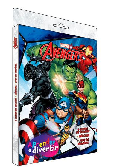 Aprender e Divertir Marvel - Vingadores - Bicho Esperto - Livros de ...