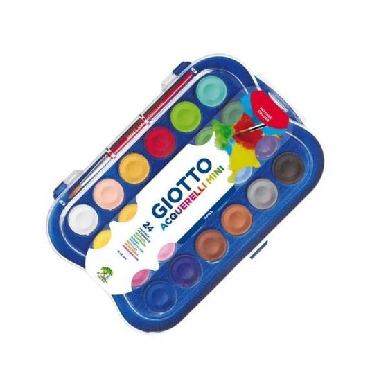 Aquarela giotto mini 24 cores 23mm - Tintas para Artesanato - Magazine ...