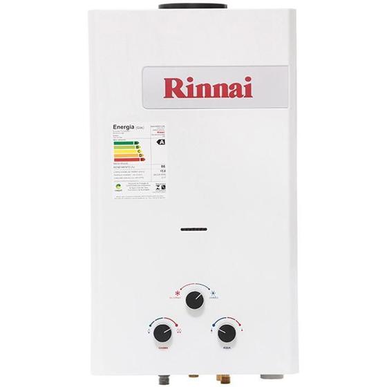 Aquecedor de Água Gás Natural Rinnai M15 REU-M150 CFHB, 15 Litros ...